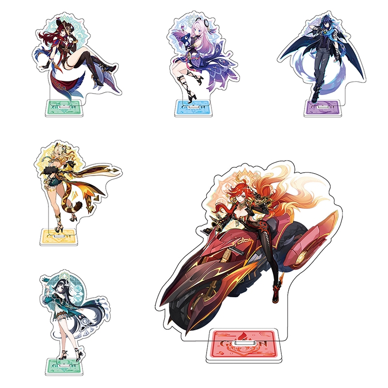 Genshin impact Stand Mavuika Furina Neuvillette stand character ...