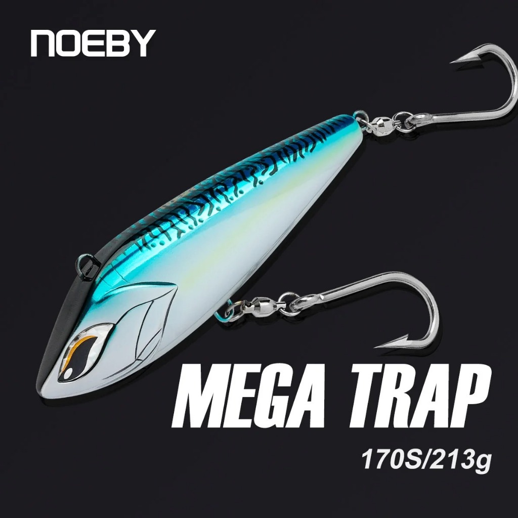 NOEBY Mega Trap Sinking VIB Fishing Lure Trolling Baitfish Artificial ...