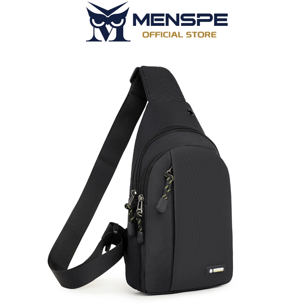 MENSPE Men’s Chest Bag Sports Bag Fashion Shoulder Bag Leisure Bag ...