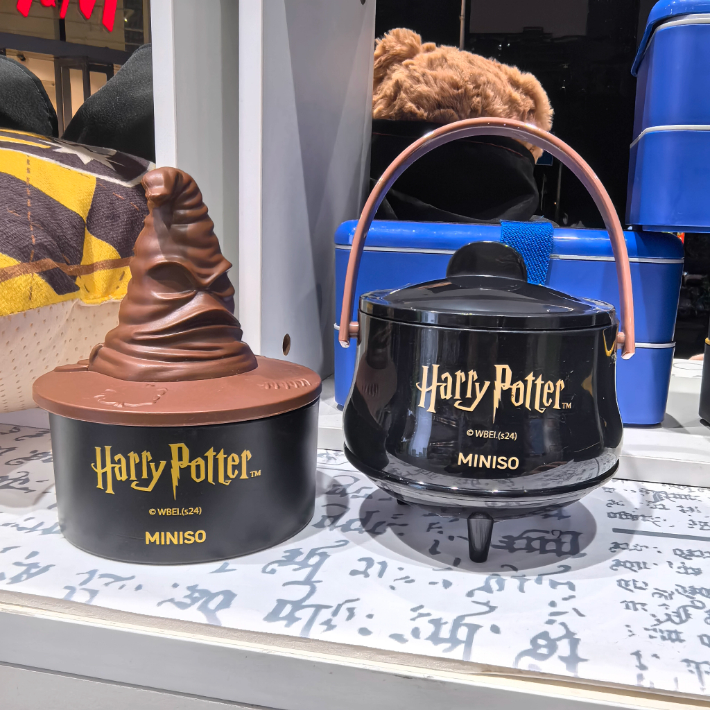 Mini miniso Harry Potter Branch Hat Storage Box Crucible Portable ...