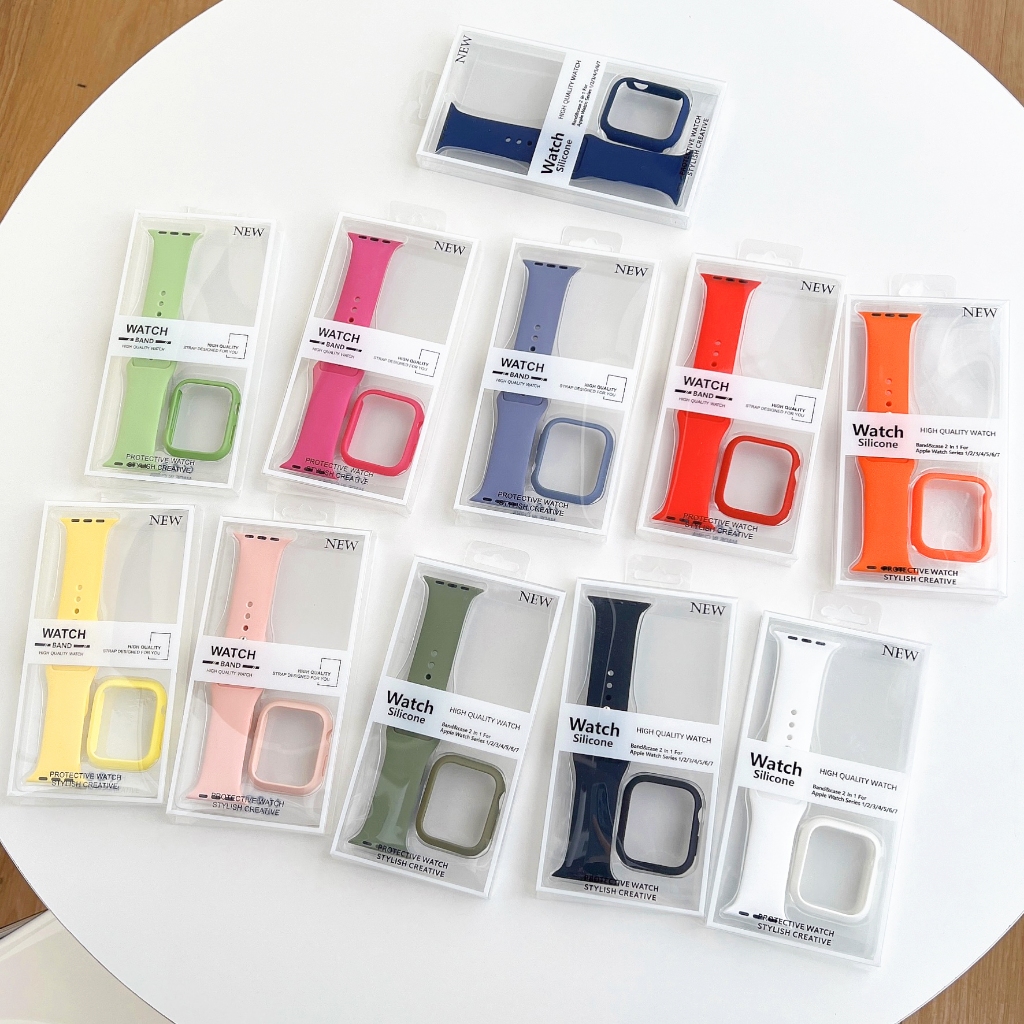 2 IN 1 IWatch Case with strap for IWatch Series 10 9 S7 41mm 40mm 45mm ...
