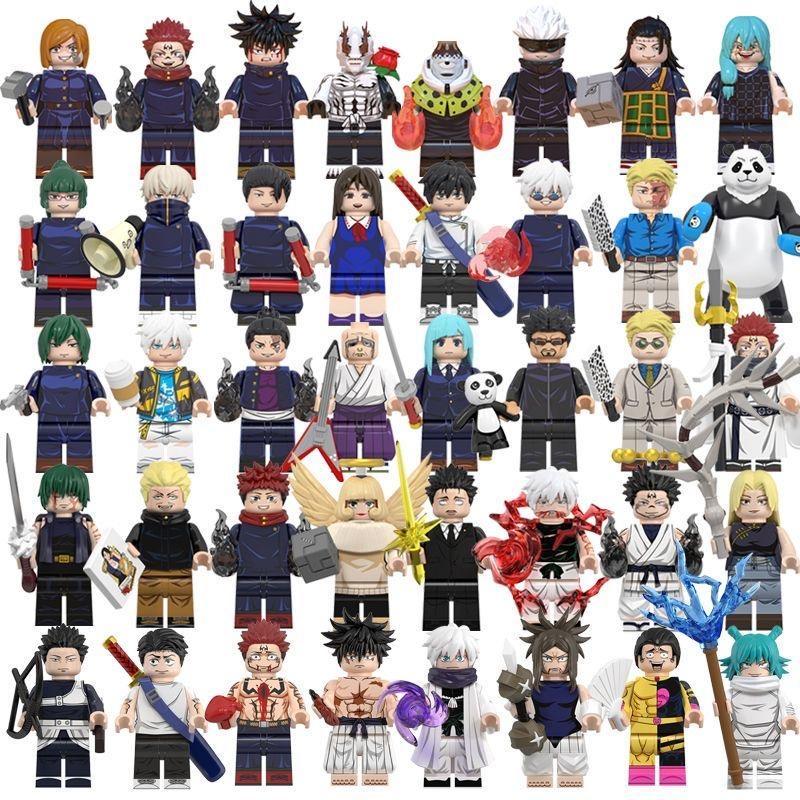 Anime Jujutsu Kaisen Bricks Gojo Mini Yuta Action Figures Puzzle ...
