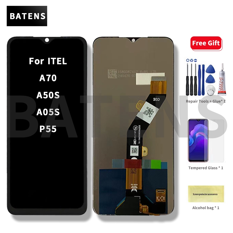 BATENS LCD For Itel A70 A50S A05S P55 5G LCD Display Screen Assembly ...