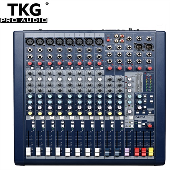 TKG MFX8/2 professional audio power mixer small audio mini mixer ...