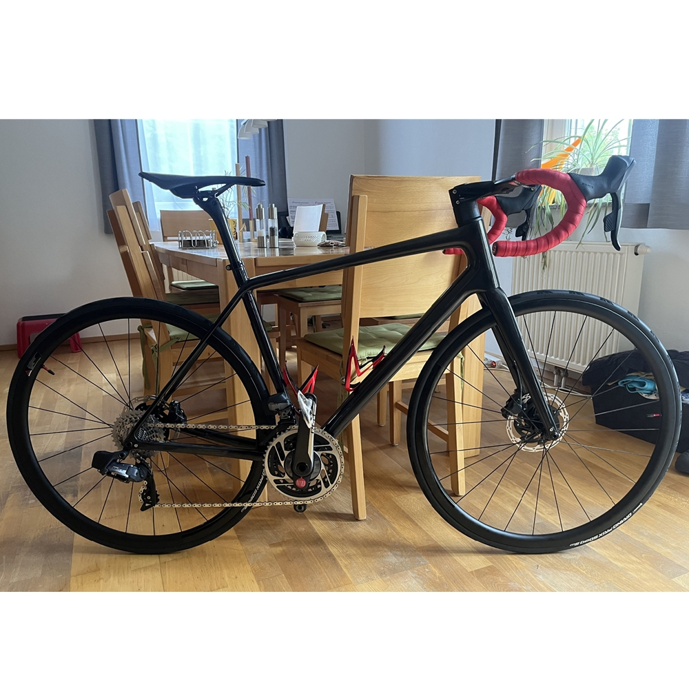 Internal Cable Lines Full Carbon Fiber 750g Road Bike Frame with Disc ...