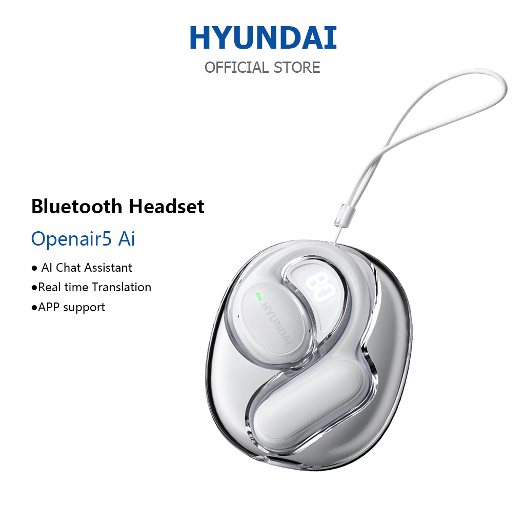 [Ai Smart Headphones] HYUNDAI Openair5 AI Bluetooth Earphones AI Chat ...