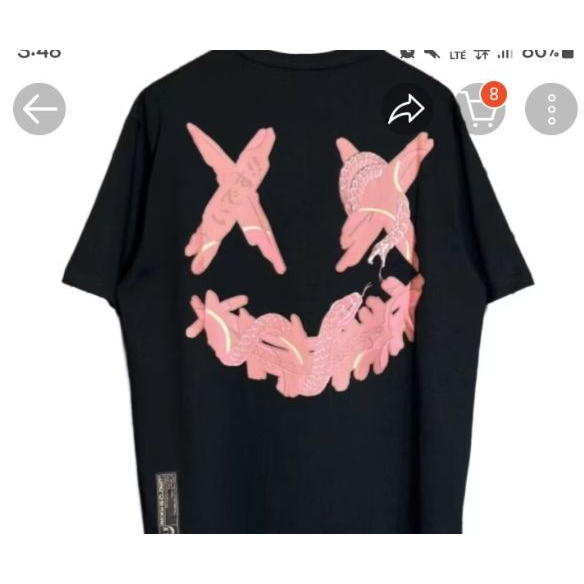 ricky is clown gold foil snake black / original branded t-shirt ...