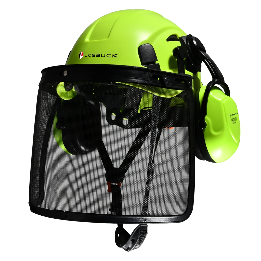 Safety helmet accessories LOEBUCK Forest Protection of logging gardens ...