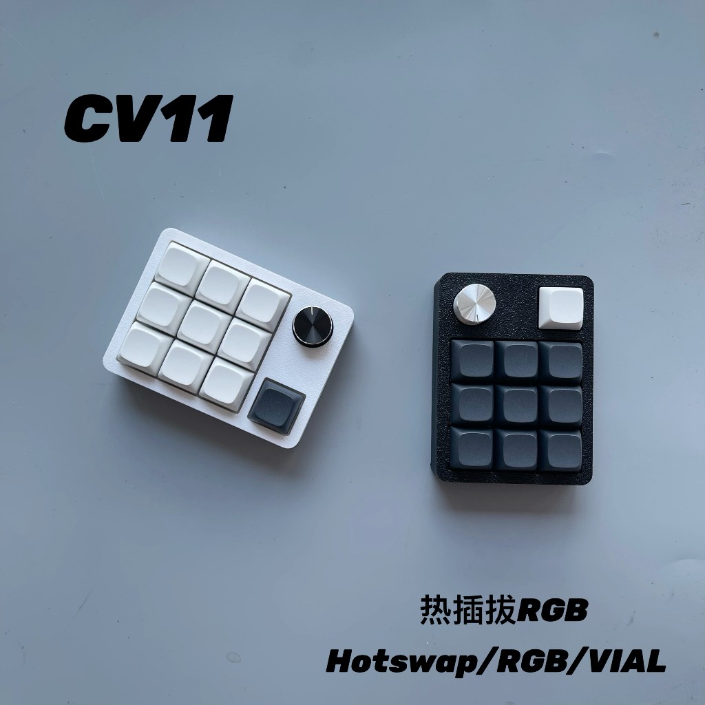 CV11 Numeric Keypad with Knob Wired RGB Hot Swapp E-Sport Gaming ...