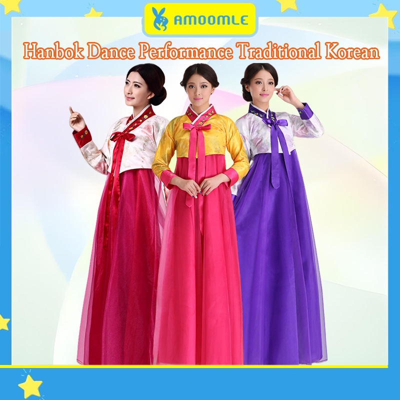 Hanbok Dance Performance Traditional Korean Female Costume Ethnic ...