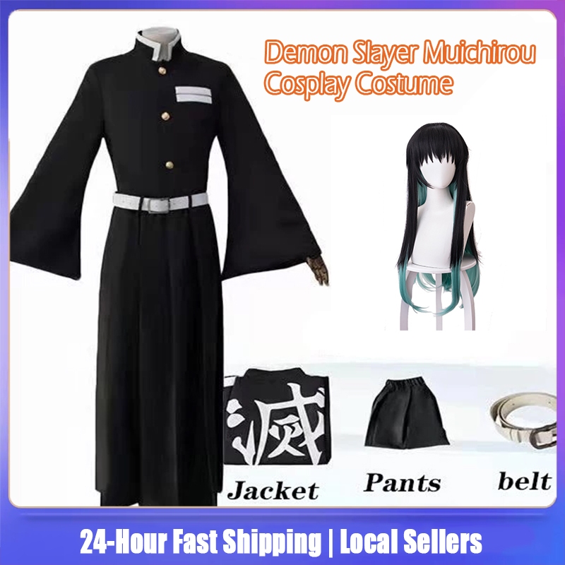 Demon Slayer Muichiro Cosplay Costume Anime Kimetsu No Yaiba Tokito ...