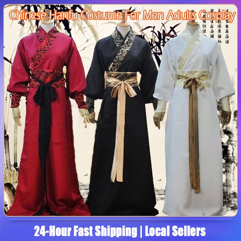 Chinese Hanfu Costume for Men Adults China Traditional Costume Tang ...