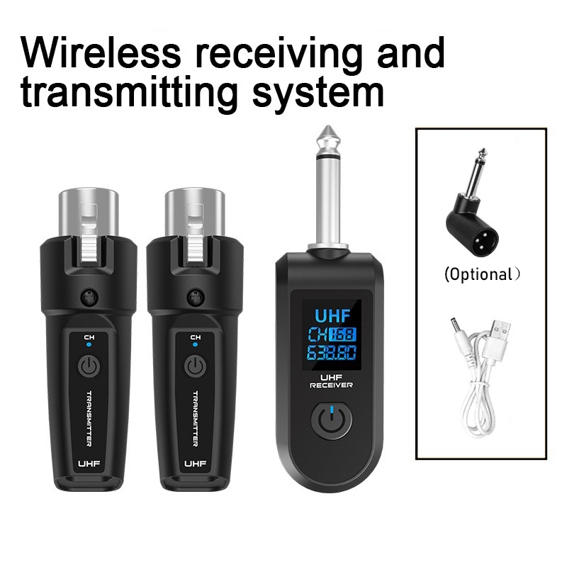 2.4Ghz Wireless Microphone Transmitter Receiver XLR Microphone Wireless ...