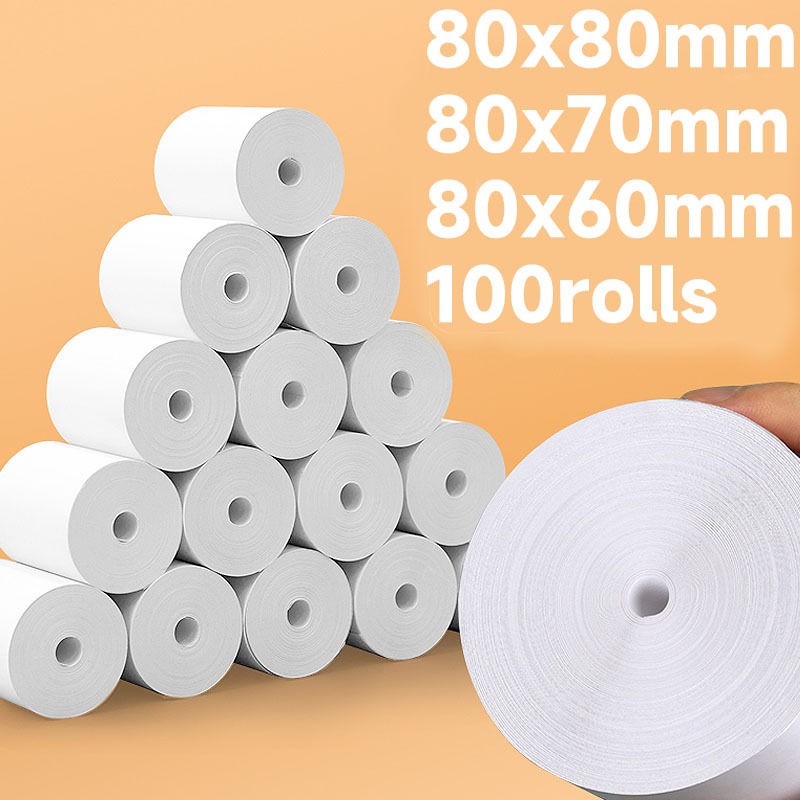 Good Quality POS Thermal Paper 80x70 (50 rolls) Receipt Paper Thermal ...