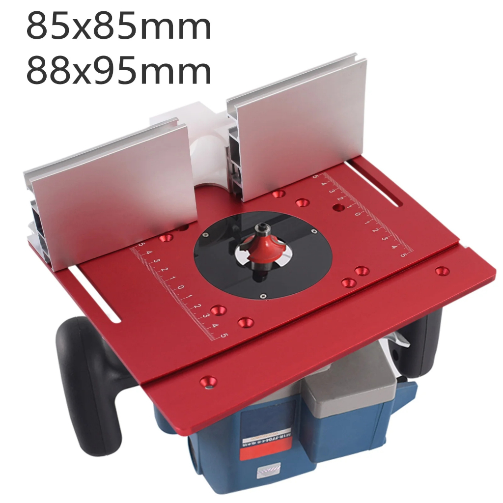 85x85mm 88x95mm Large Router Table Insert Plate for Woodworking Benches ...
