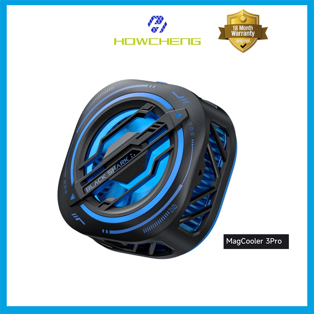 Black Shark 3 Pro Magnetic Cell Phone Cooler RGB Phone Cooling Fan ...