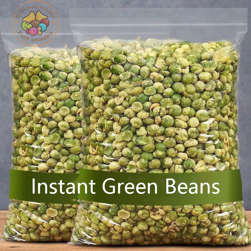 Ready-to-eat green beans, garlic green beans, green bean snacks ...