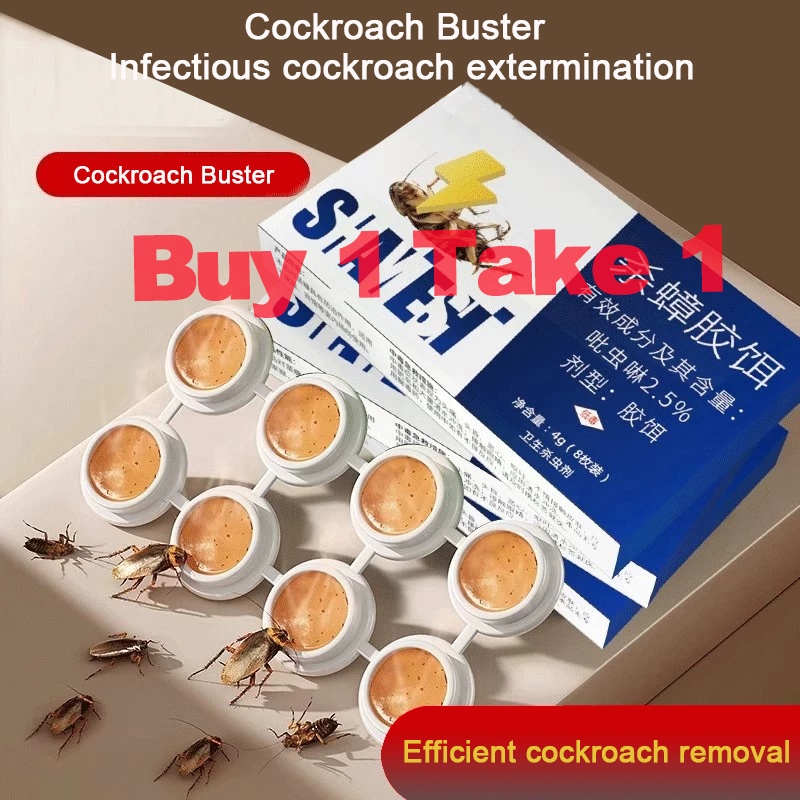 Buy 1 Take 1 Cockroach killer gel Cockroach bait Safe roach killer ...