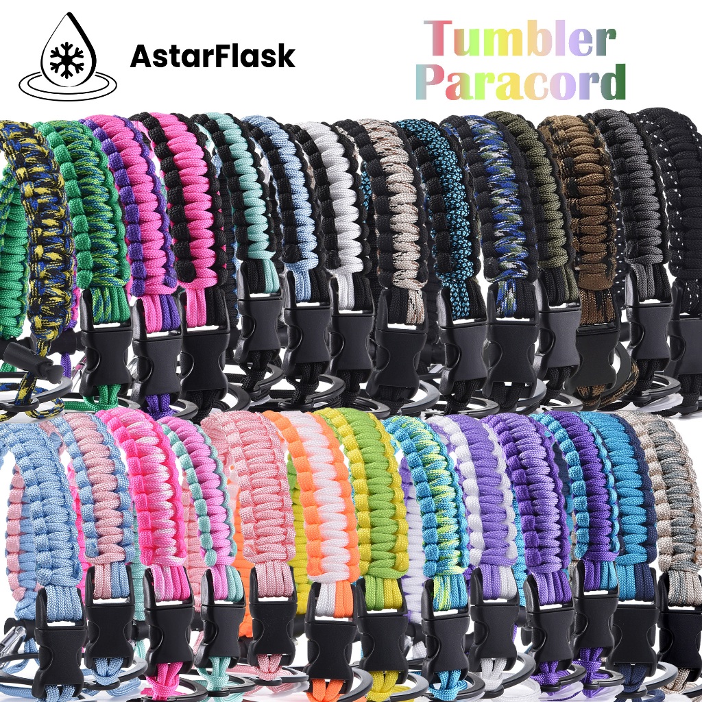 AstarFlask Tumbler Accessories Paracord Handle Set and Boot Rope For ...