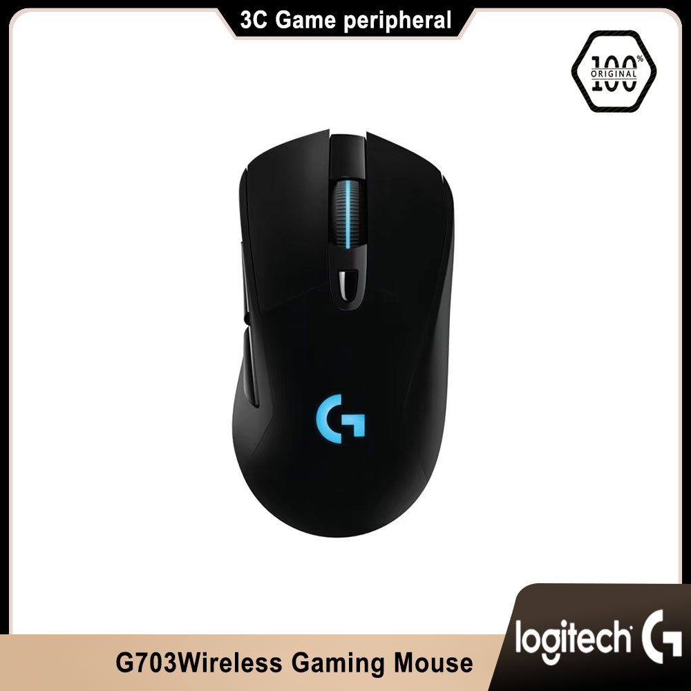 Logitech G703 HERO Sensor Gaming Mouse With 25600DPI Lightspeed ...