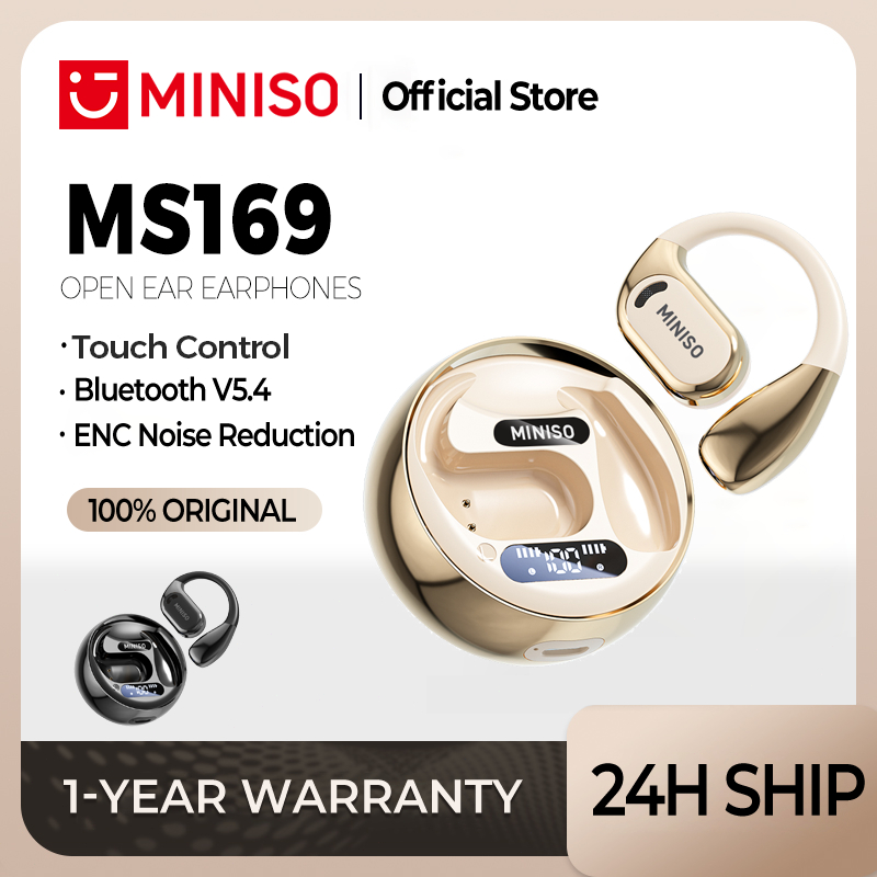 MINISO MS169 Bluetooth Earphones OWS Open Ear Wireless Earbuds With ...