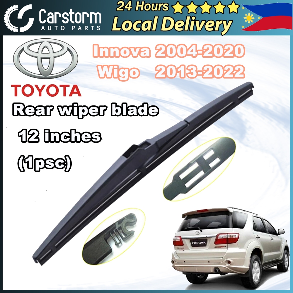 Carstorm Toyota Rear Wiper arm Blade for Wigo Innova Car Back Window ...