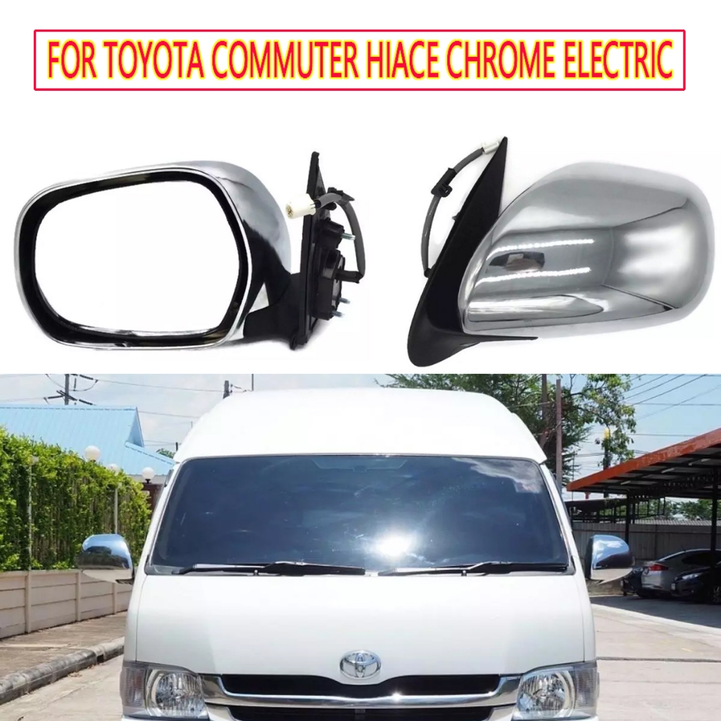 Electric Side Mirror Toyota HIACE SUPER GRANDIA D4D 2004-2018 Rearview ...