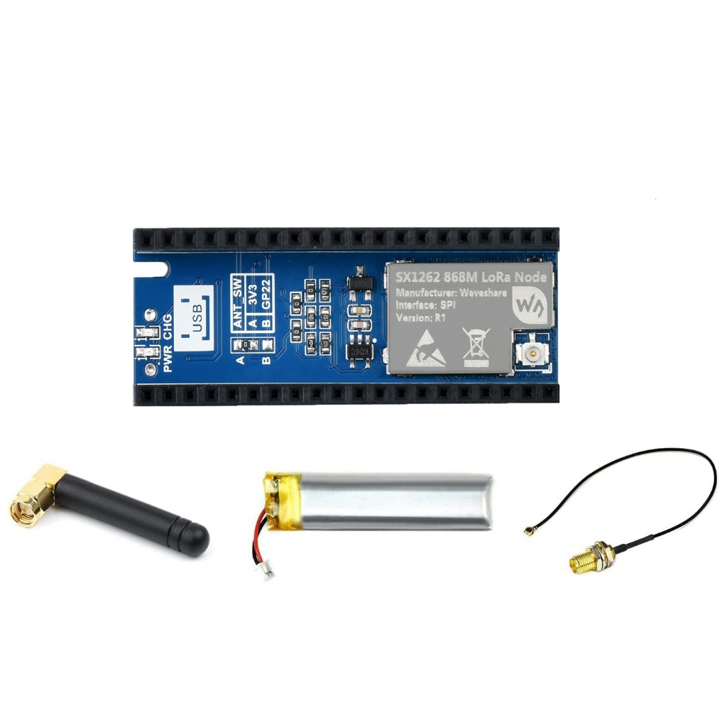 868MHz 915MHz LoRa IoT Wireless Projects Module HAT for RasPi RPI Raspberry Pi PICO 2 W With ...
