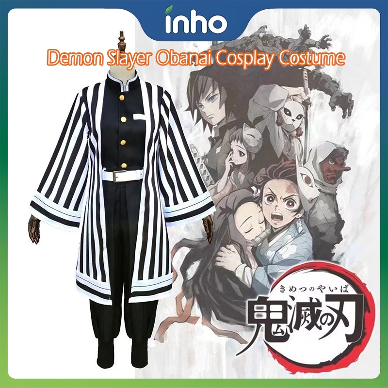 Demon Slayer Obanai Cosplay Costume Anime Kimetsu No Yaiba Iguro Obanai ...