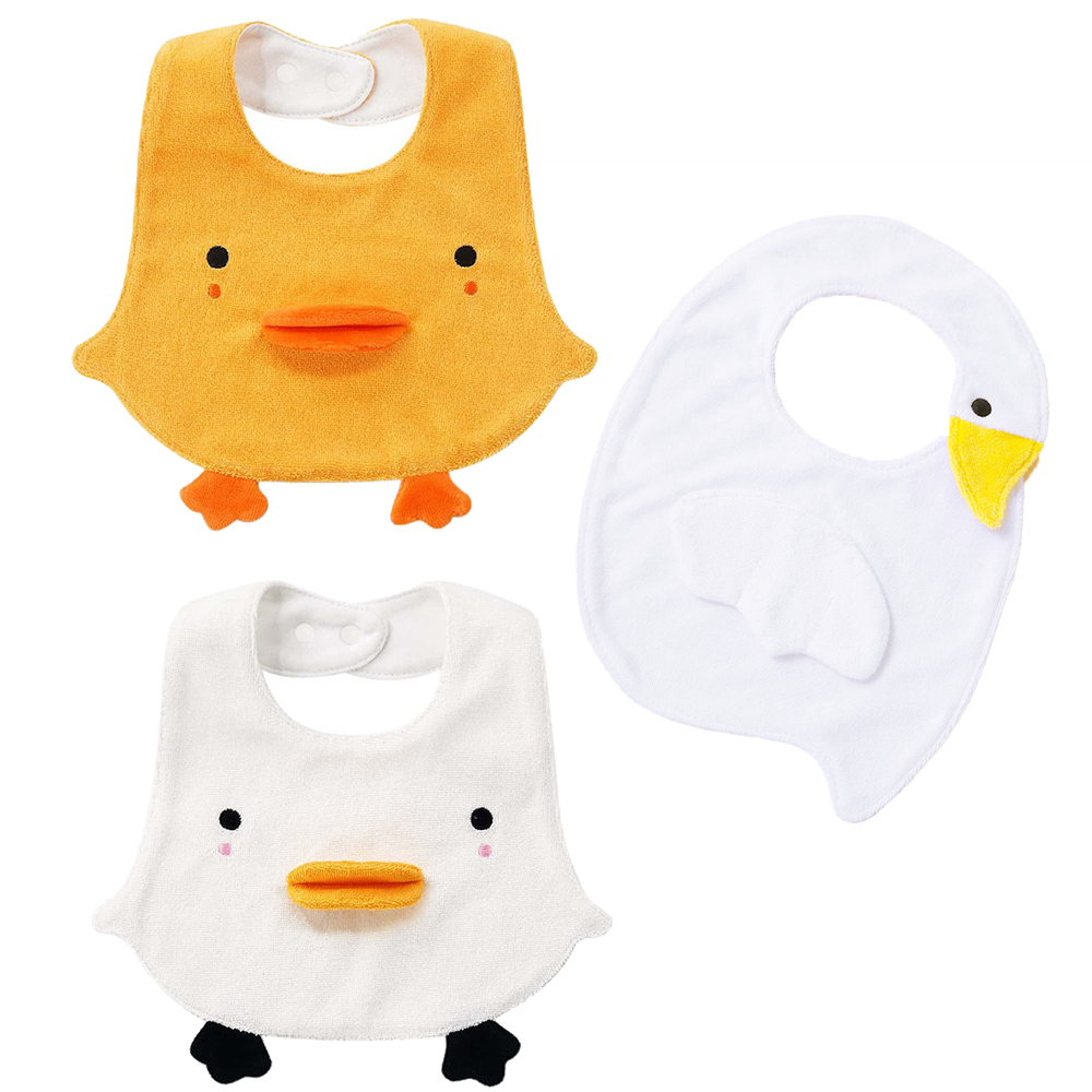 Yellow Duck Saliva Towel Cartoon Baby Bibs | Shopee Philippines