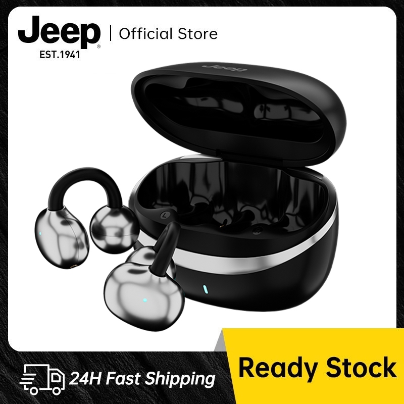 Jeep EC031 Ear Clip Open-Ear Bluetooth Earphones HiFi Sound HD Calls ...