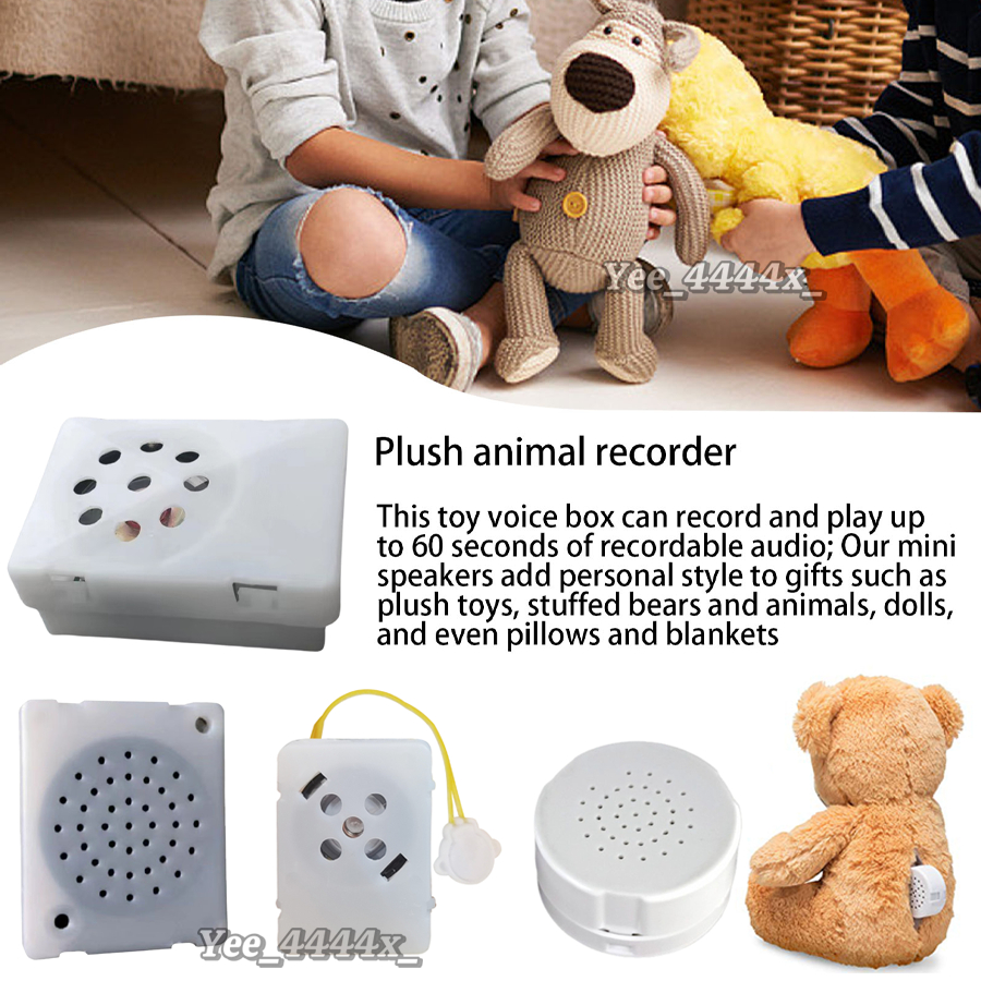 Reusable Mini Voice Recorder Sound Module for DIY Stuffed Animal Mini ...