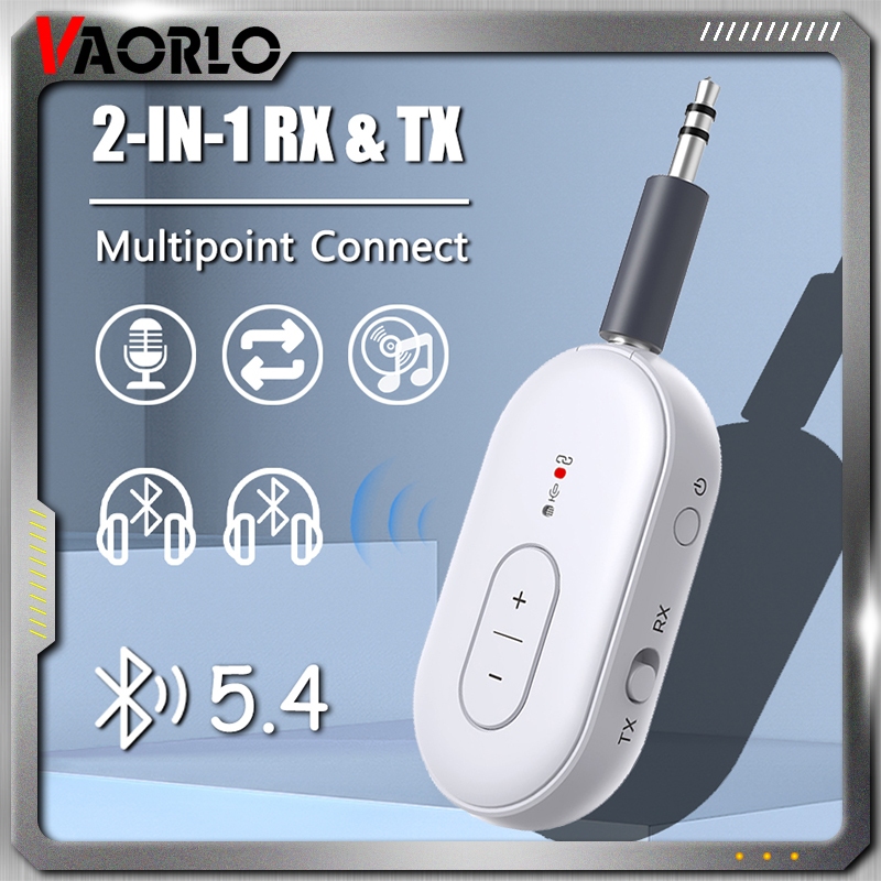 Bluetooth 5.4 Audio Receiver Transmitter Dual Stream Multipoint Connect ...