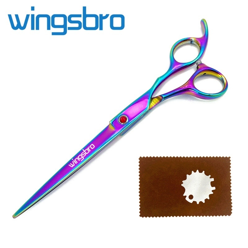 wingsbro 7 Inch Professional Hairdressing Scissors , Color Titanium ...