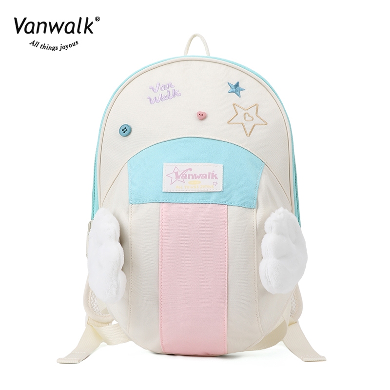 VANWALK Lucky Star V2880 Baseball Hat Backpack Women's Casual Backpack ...