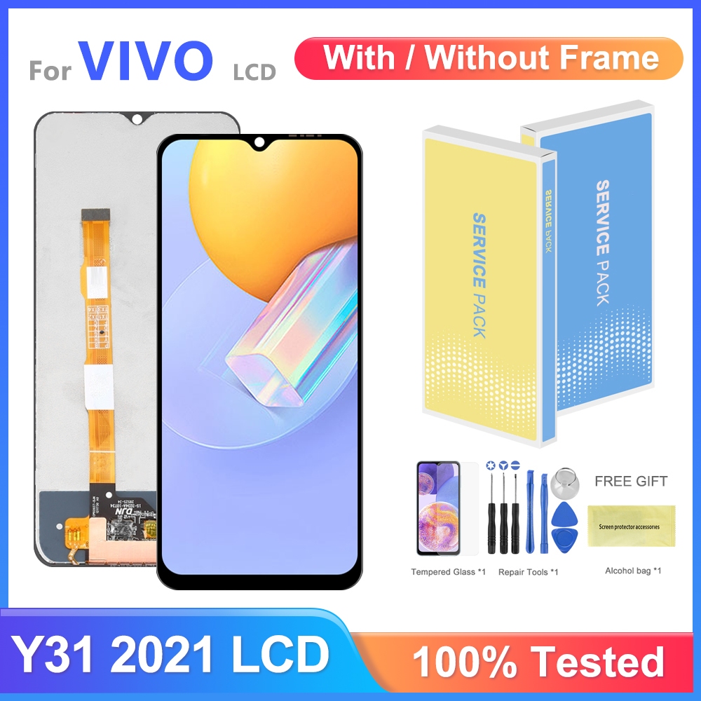 Original LCD for Vivo Y31 2021 V2036 LCD Display Touch Screen Digitizer ...
