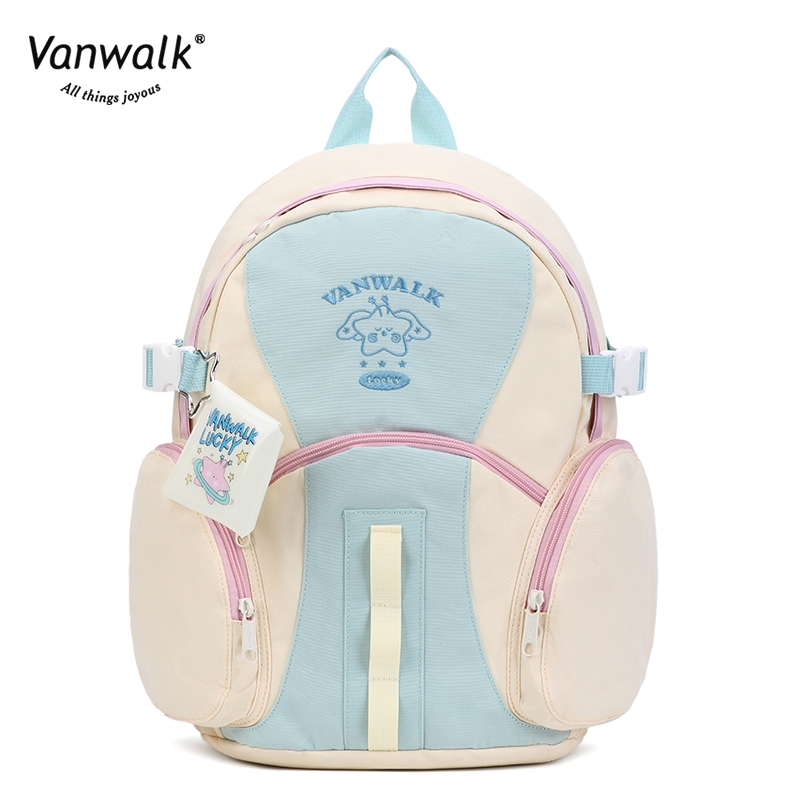 VANWALK Lucky Star V2883 College Style Women's Large Capacity Backpack ...
