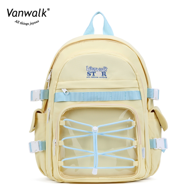 VANWALK Lucky Star V2888 Women's Campus Large Capacity Backpack（The ...