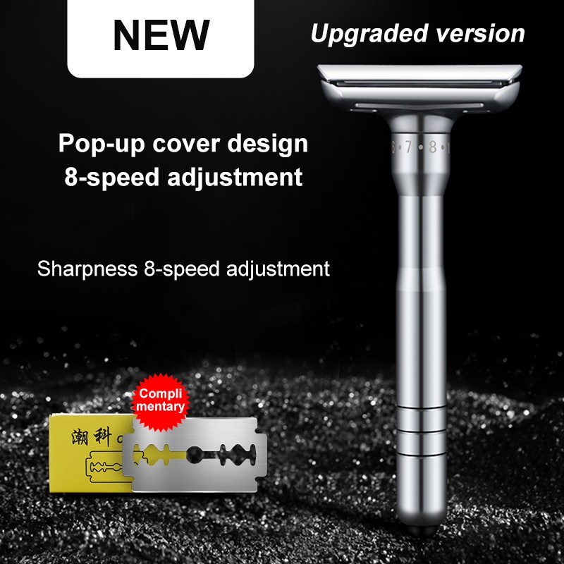 YUNCHI Upgrades Men's Razor Manual Shaving Razor for Men Adjustable ...