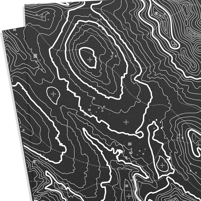 Kydex Sheet 1.5mm/2.0mm Black Map Pattern Thermoplastic for DIY Sheath ...