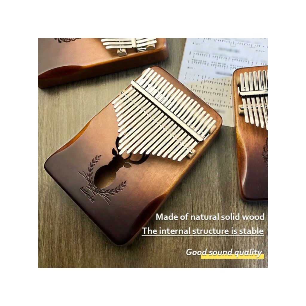 17 Key Kalimba Thumb 21 key Kalimba Thumb with Accessories Wooden ...