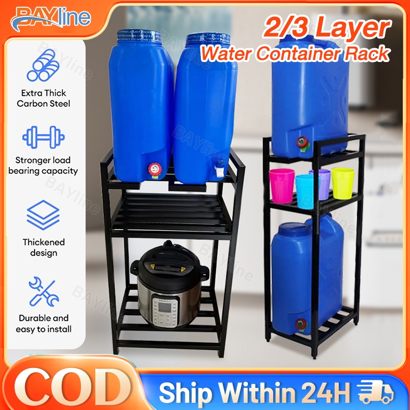 [In Stock] 2/3 Layer Water Container Rack And Water Tank Bracket Water ...