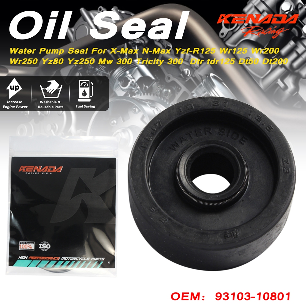 Kenada Racing Water Pump Oil Seal Yamaha Nmax155 Aerox155 Mio MX MXi ...