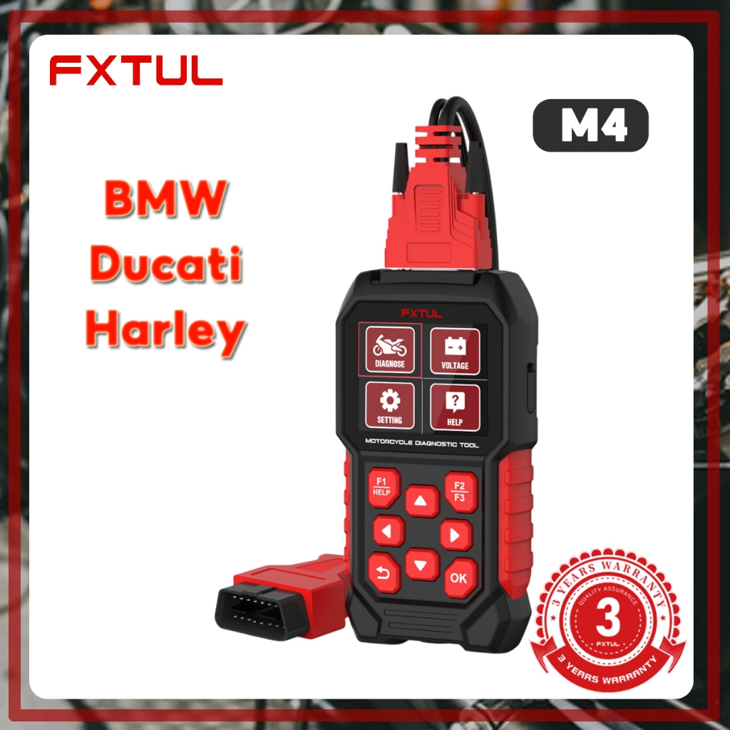 FXTUL M4 motorcycle Diagnostic Tools Obd2 Motorcycle Scanner For Harley ...