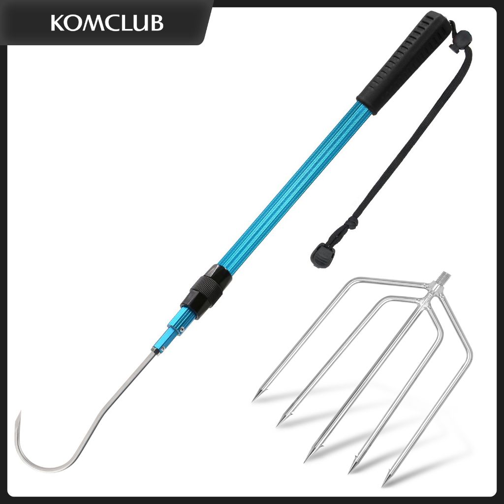 Telescopic Fish Gaff With Stainless Sea Fishing Spear Hook Tackle ...