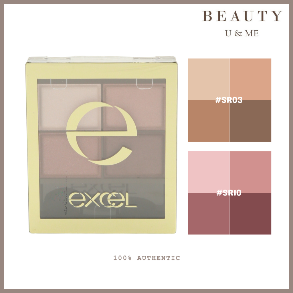 EXCEL Skinny Rich Shadow 4.3g (SR03 Royal Brown / SR10 Peony Brown) | Shopee Philippines