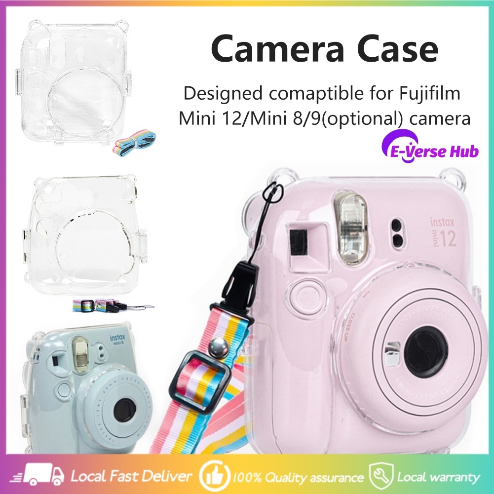 Clear Glitter Case for Fujifilm Instax Case Mini 12 Mini 8 Mini 9 ...