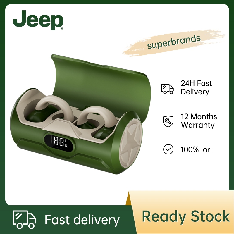 Jeep EC003 TWS True Wireless Bluetooth 5.4 Earphones HiFi Sound Quality with Large Capacity ...