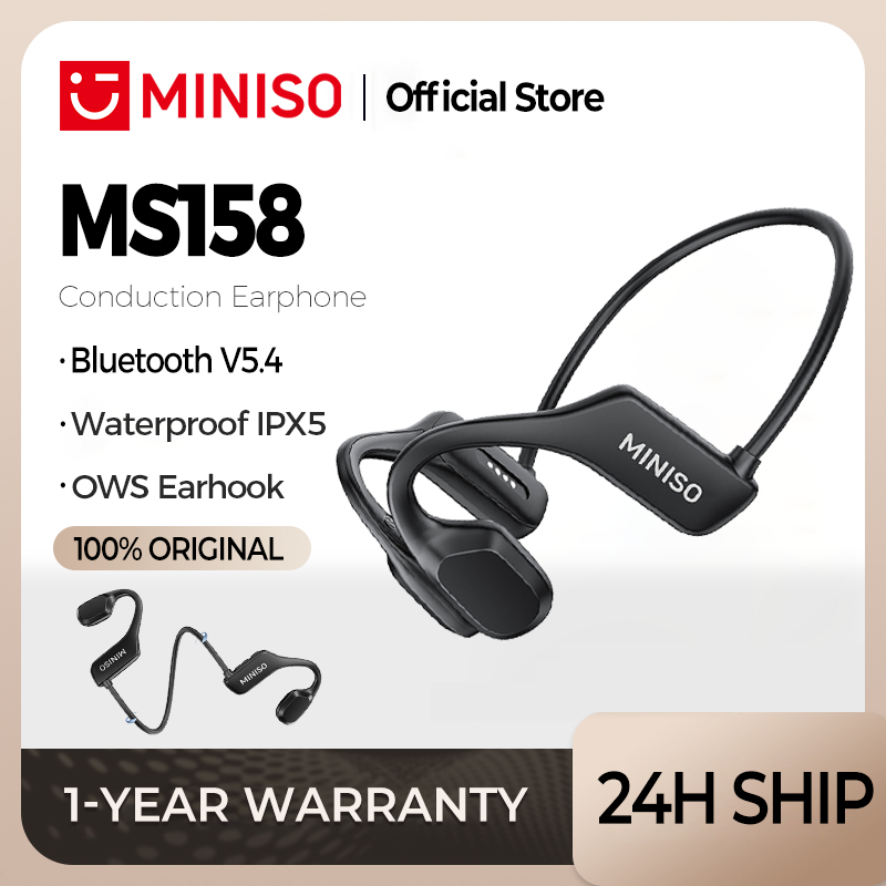 MINISO MS158 Wireless Earbuds Bone Conduction Bluetooth 5.4 Sports ...