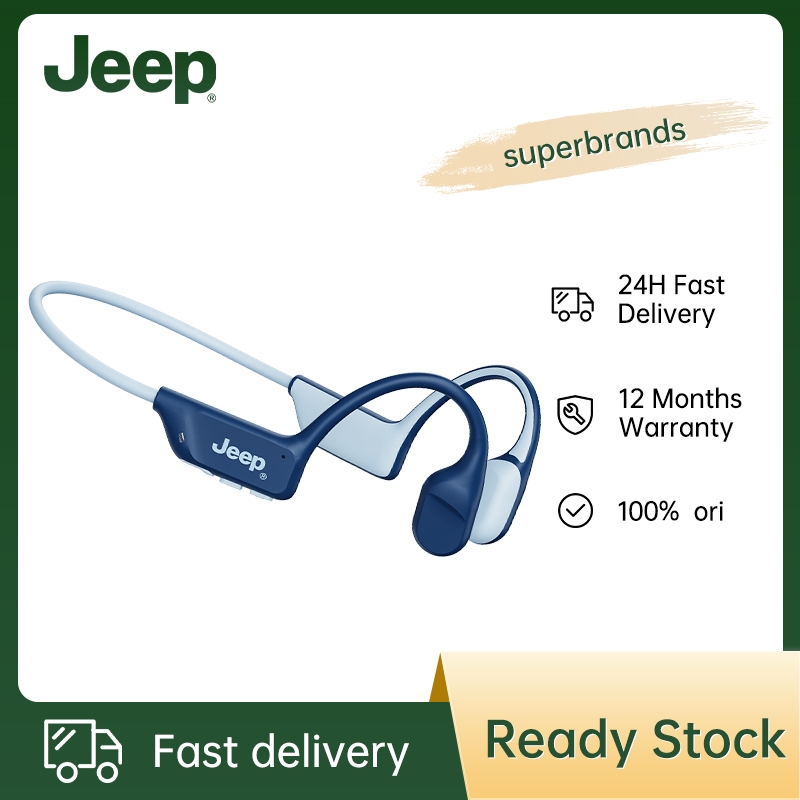 Jeep EC006 Bone Conduction Headphones IPX6 Waterproof Open Ear Wireless ...